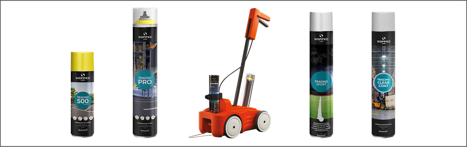 Produkte zur Bodenmarkierung für Linienmarkierung und Beschilderung